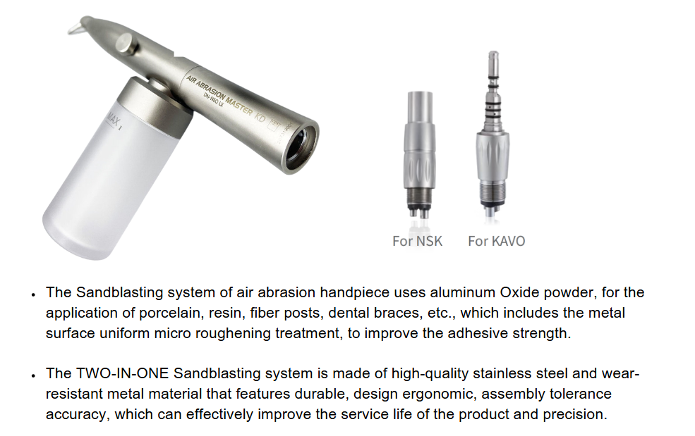 Aluminum Oxide Air Abrasion Unit With Nsk Coupling Origin Dental Supplies